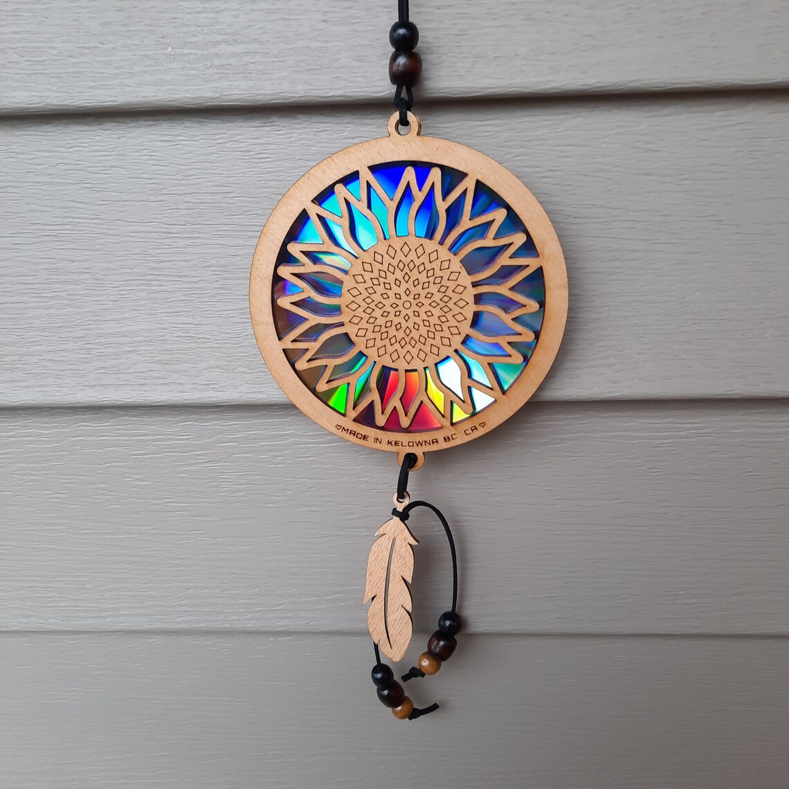 Sunflower Suncatcher Repurposing Dvds SVGDFX PDF Instant - Etsy Canada