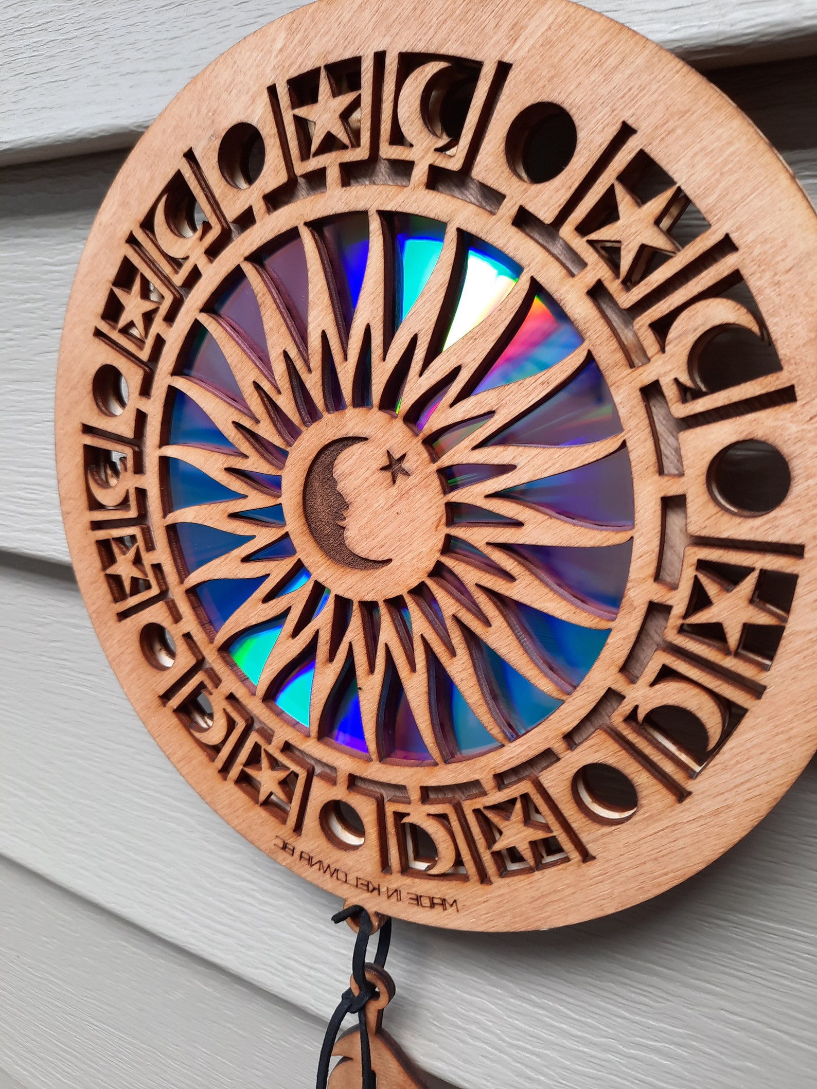 Sun Moon Stars Suncatcher Repurposing Dvds SVGDFX PDF - Etsy UK