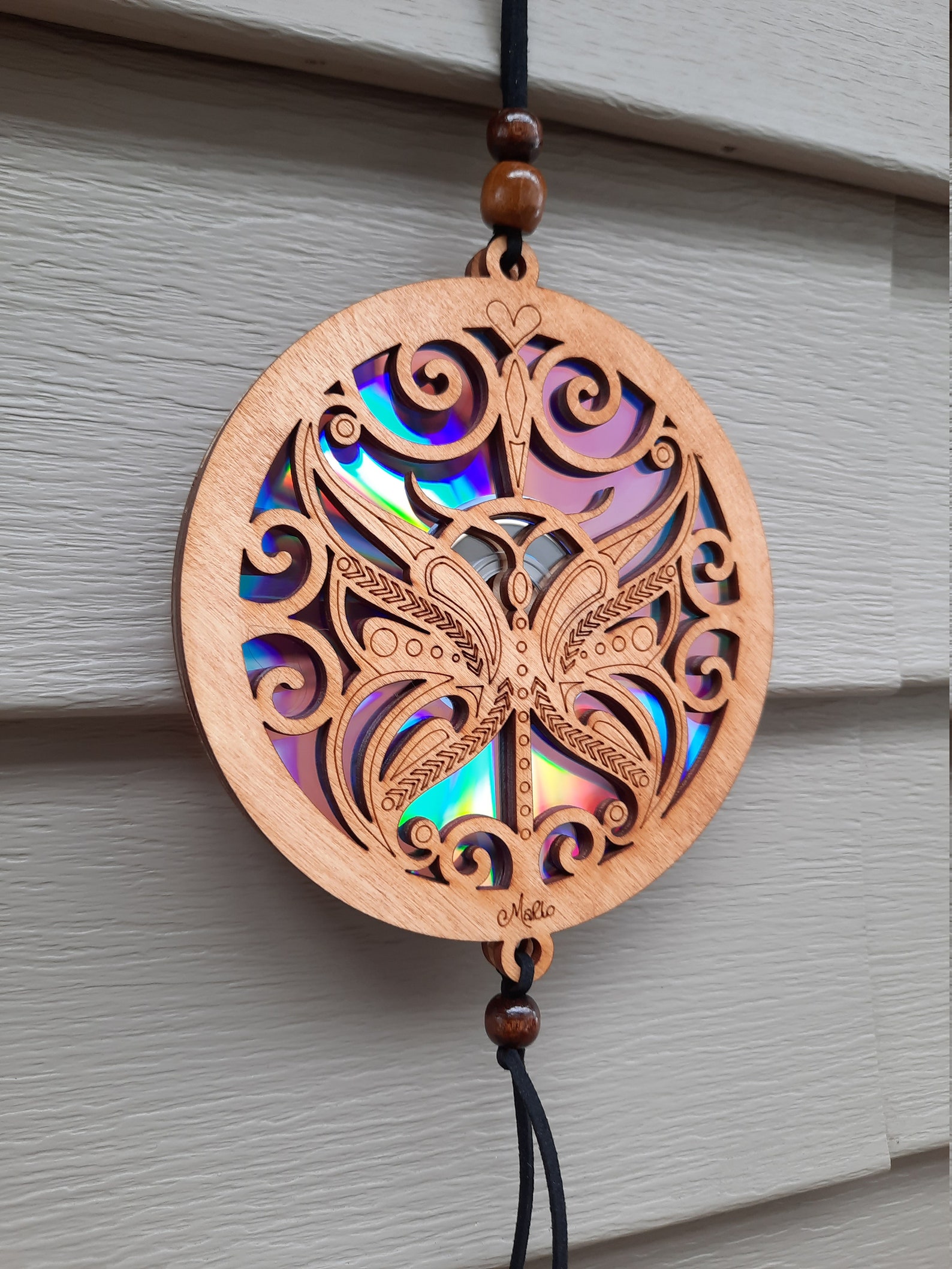 Butterfly Suncatcher Laser Cut Wood With Repurposed Dvds - Etsy