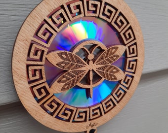 Foxy Fox Suncatcher Repurposing Dvds Laser Cut File SVG, PDF, EPS ...