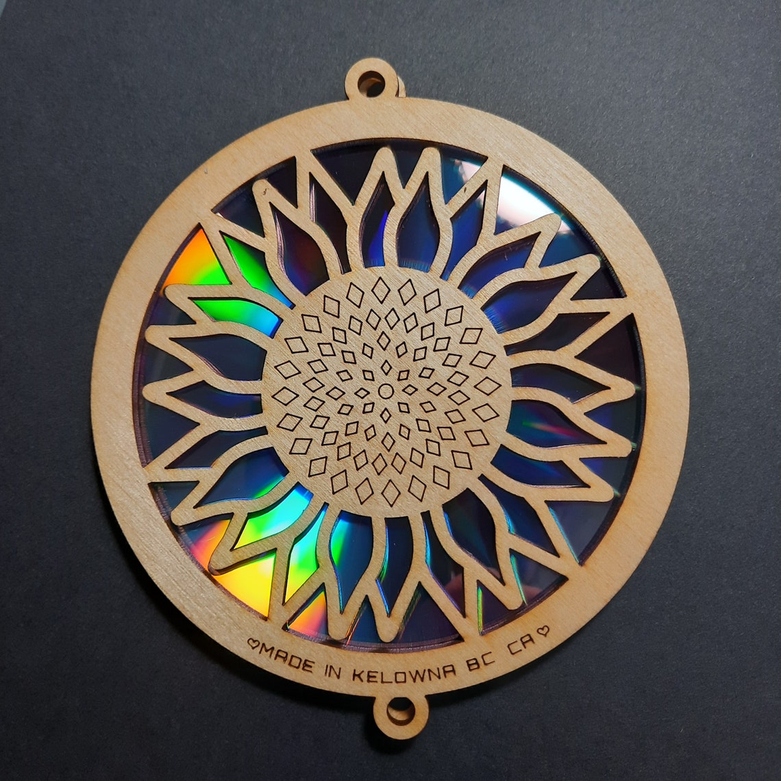 Sunflower Suncatcher Repurposing Dvds SVGDFX PDF Instant - Etsy Canada