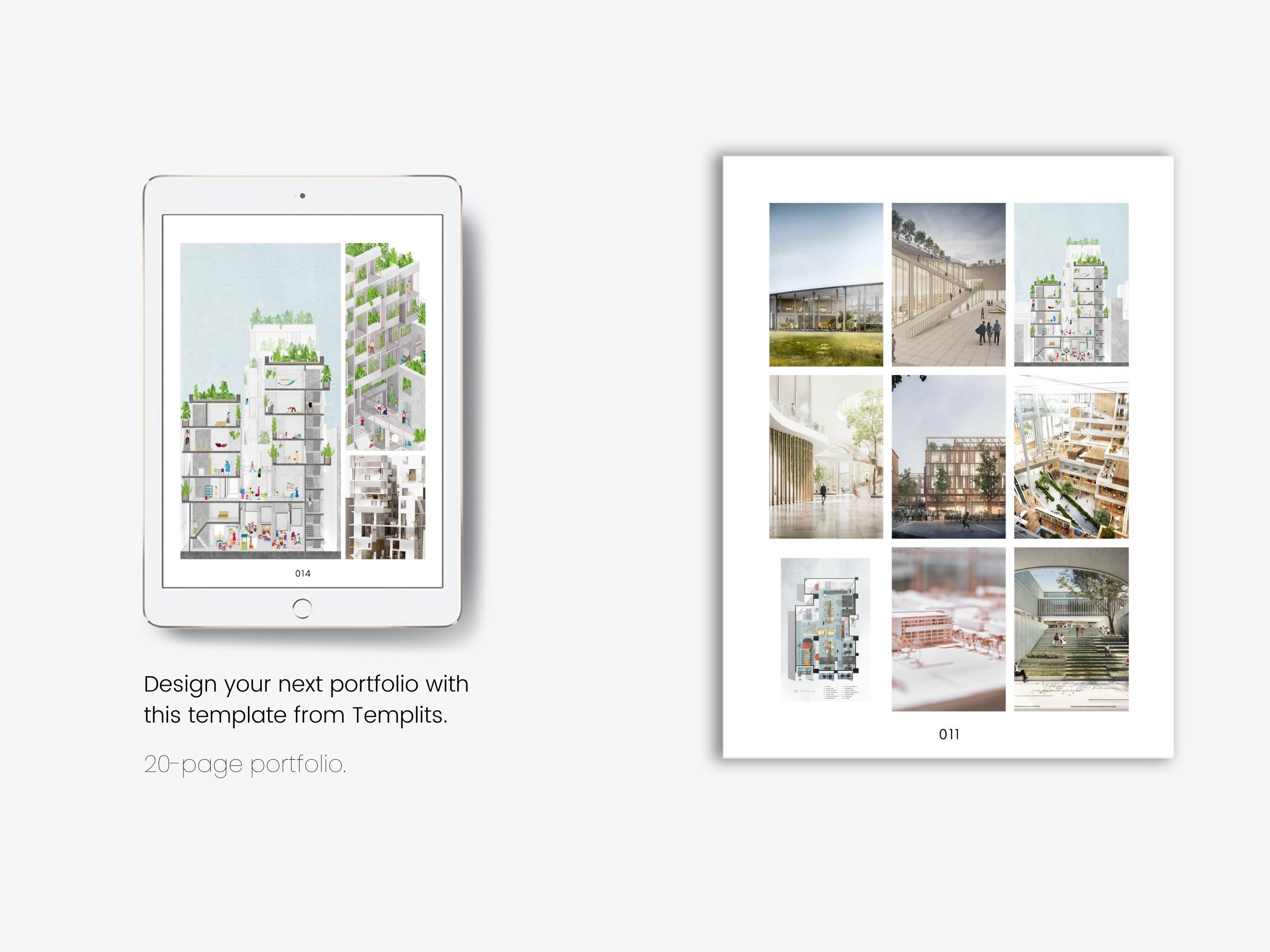 Architecture Design Portfolio Template M.arch Portfolio - Etsy Canada