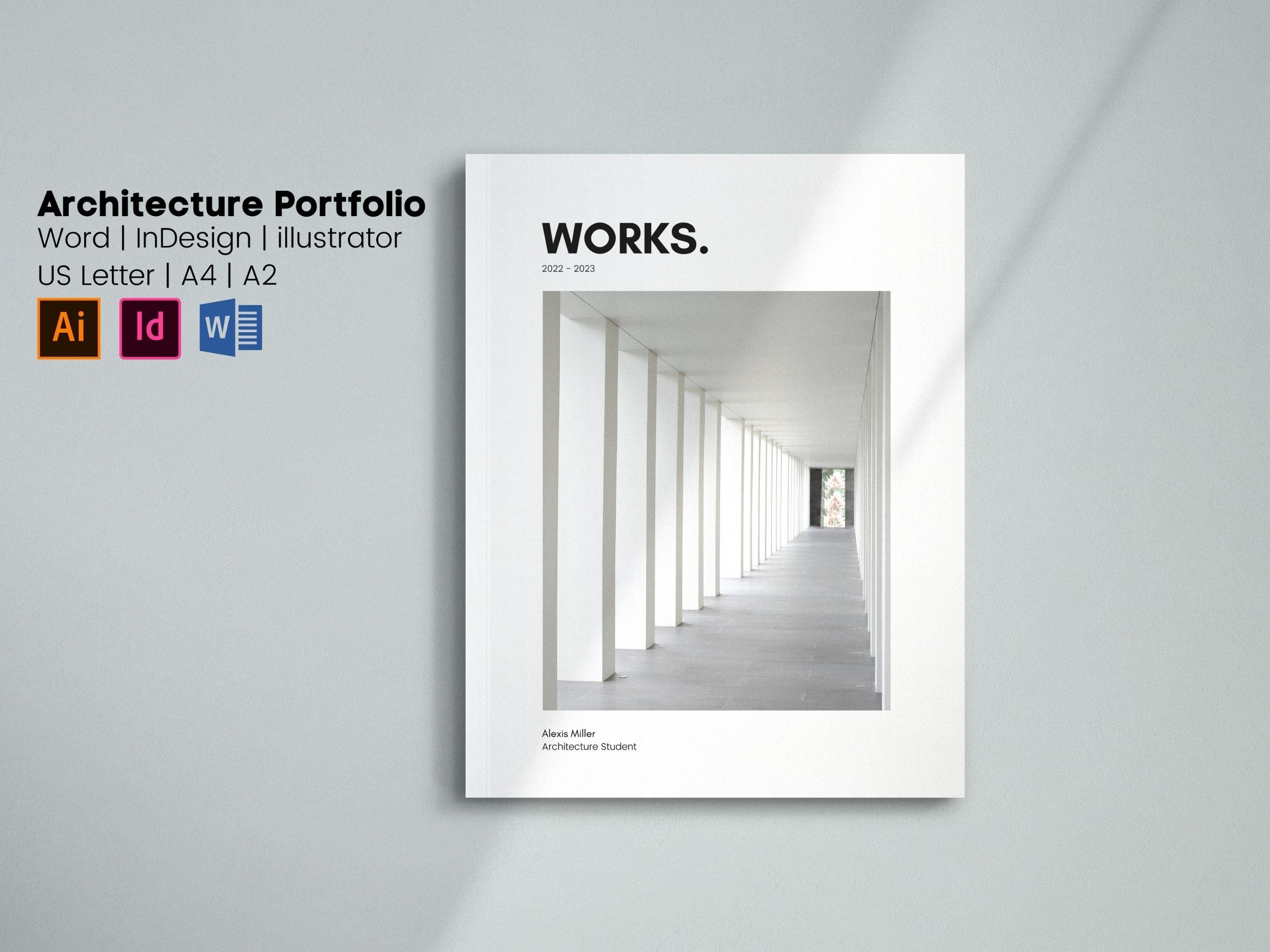 Architecture Design Portfolio Template M.arch Portfolio - Etsy