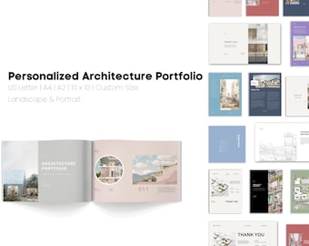 Canva Architecture Portfolio - Etsy
