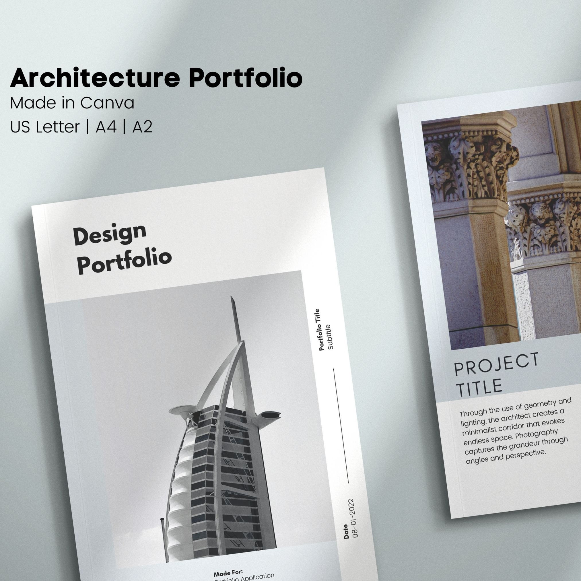 Portfolio Cover Page Design Ideas