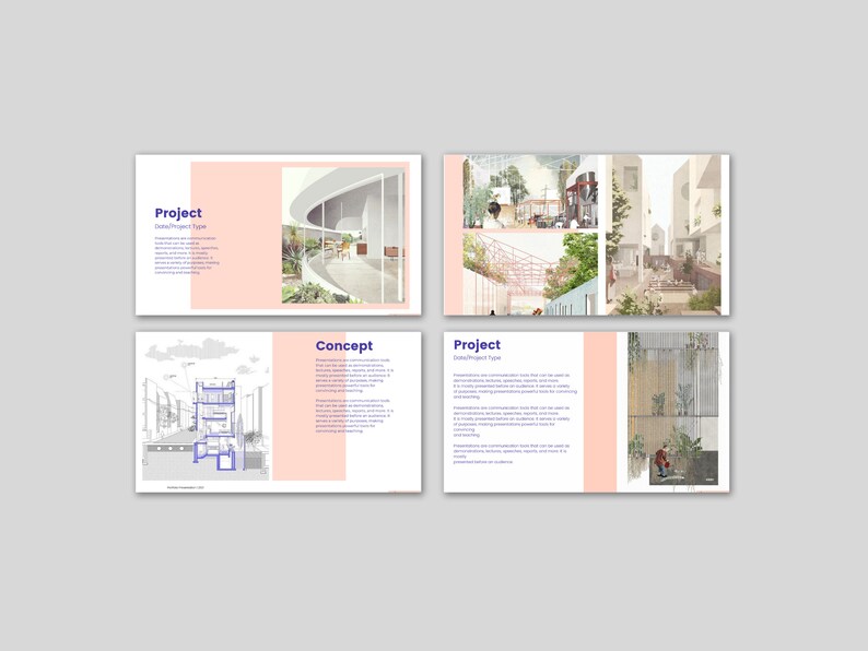 Architecture Portfolio Adobe Indesign & Illustrator Presentation ...