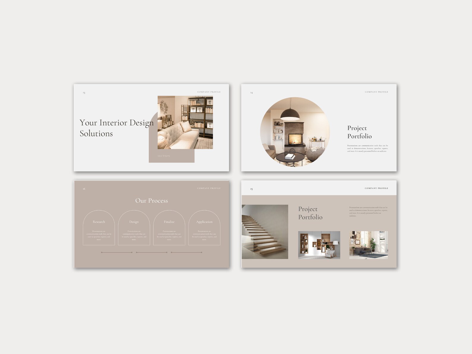 Interior Design Presentation Template | Client Proposal | Project ...