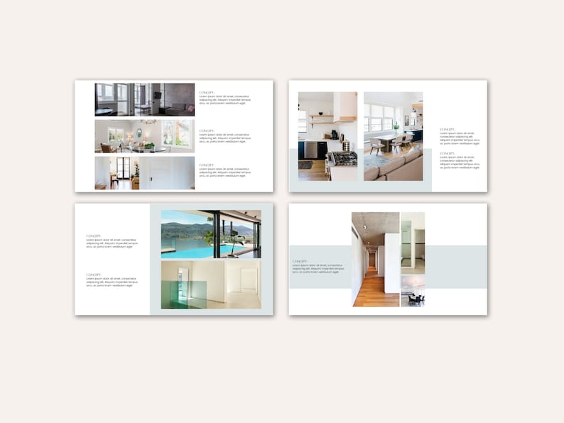 Interior Design Presentation Template: Canva Moodboard Ebook (digital ...