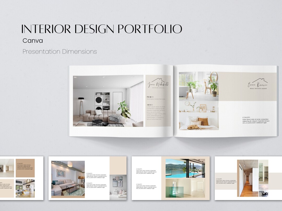 Interior Design Client Presentation Template Virtual Design - Etsy Canada