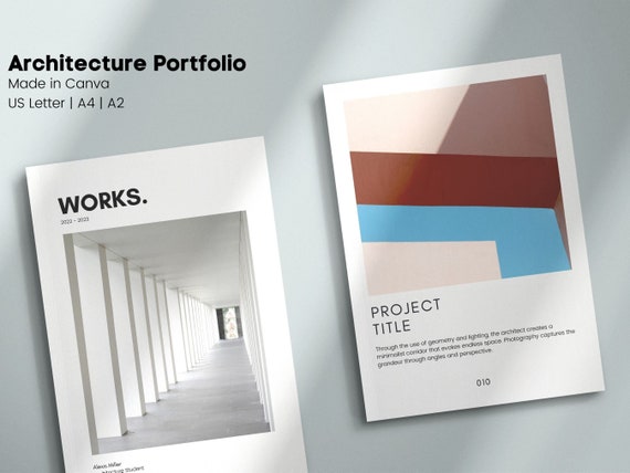 Architecture Design Portfolio M.arch Portfolio Application - Etsy