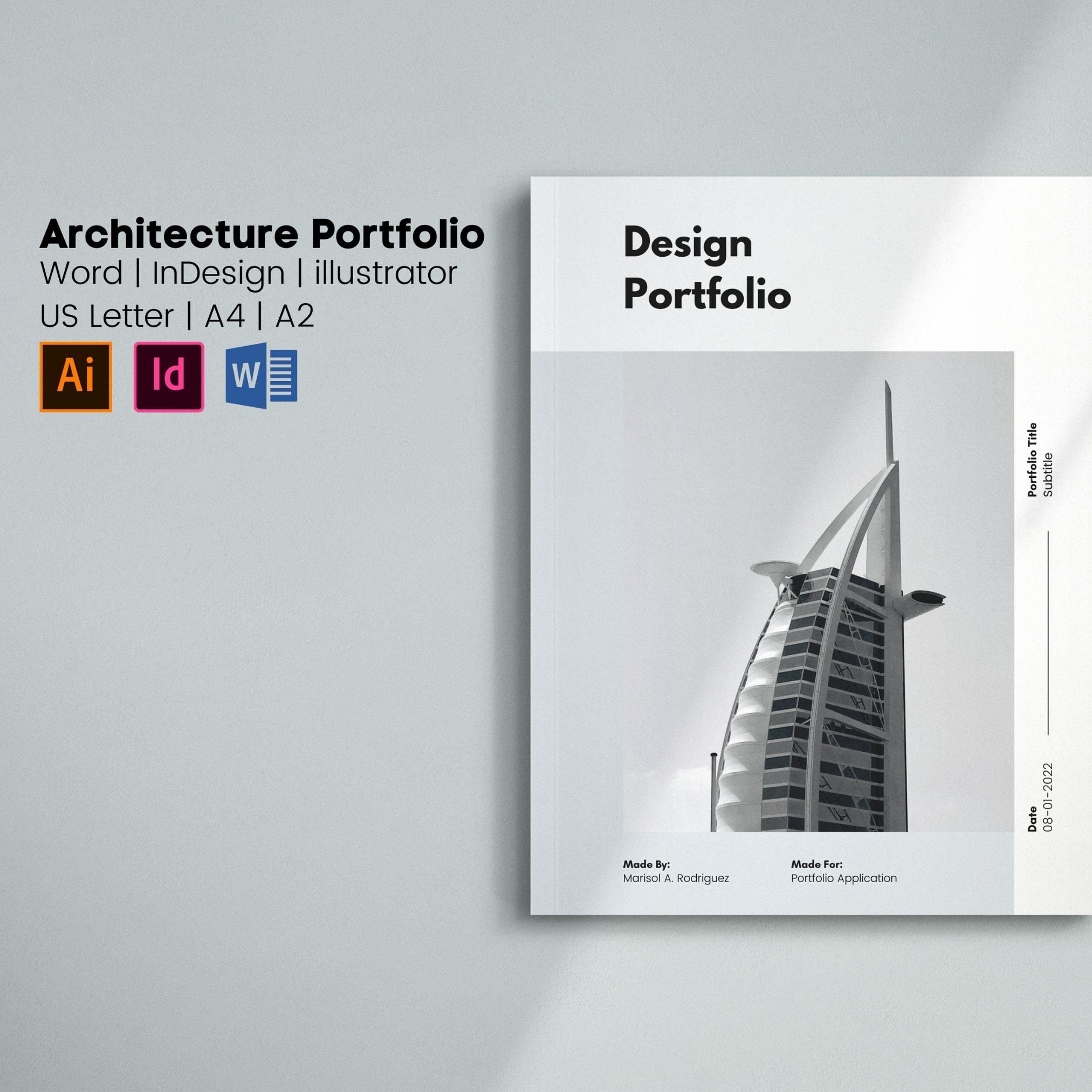 Sample Architecture Portfolio Design Ideas