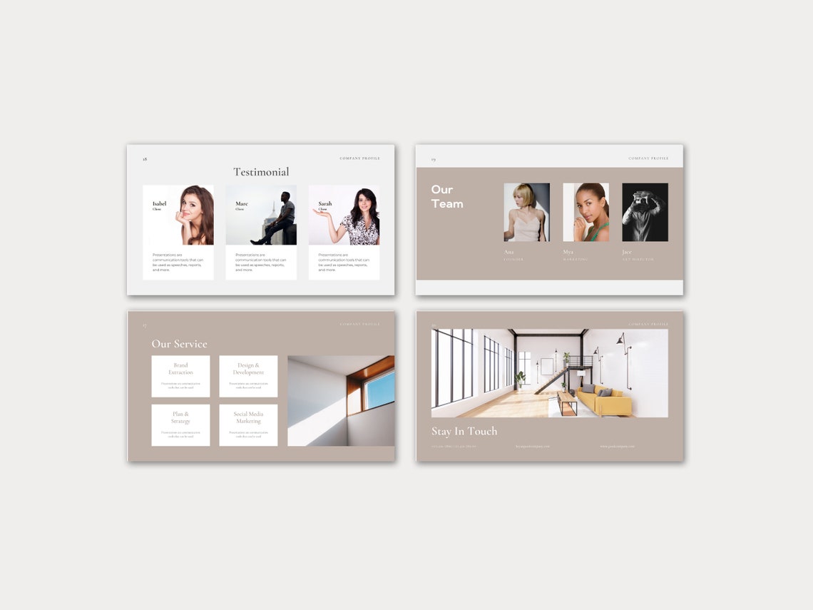 Interior Design Presentation Template | Client Proposal | Project ...