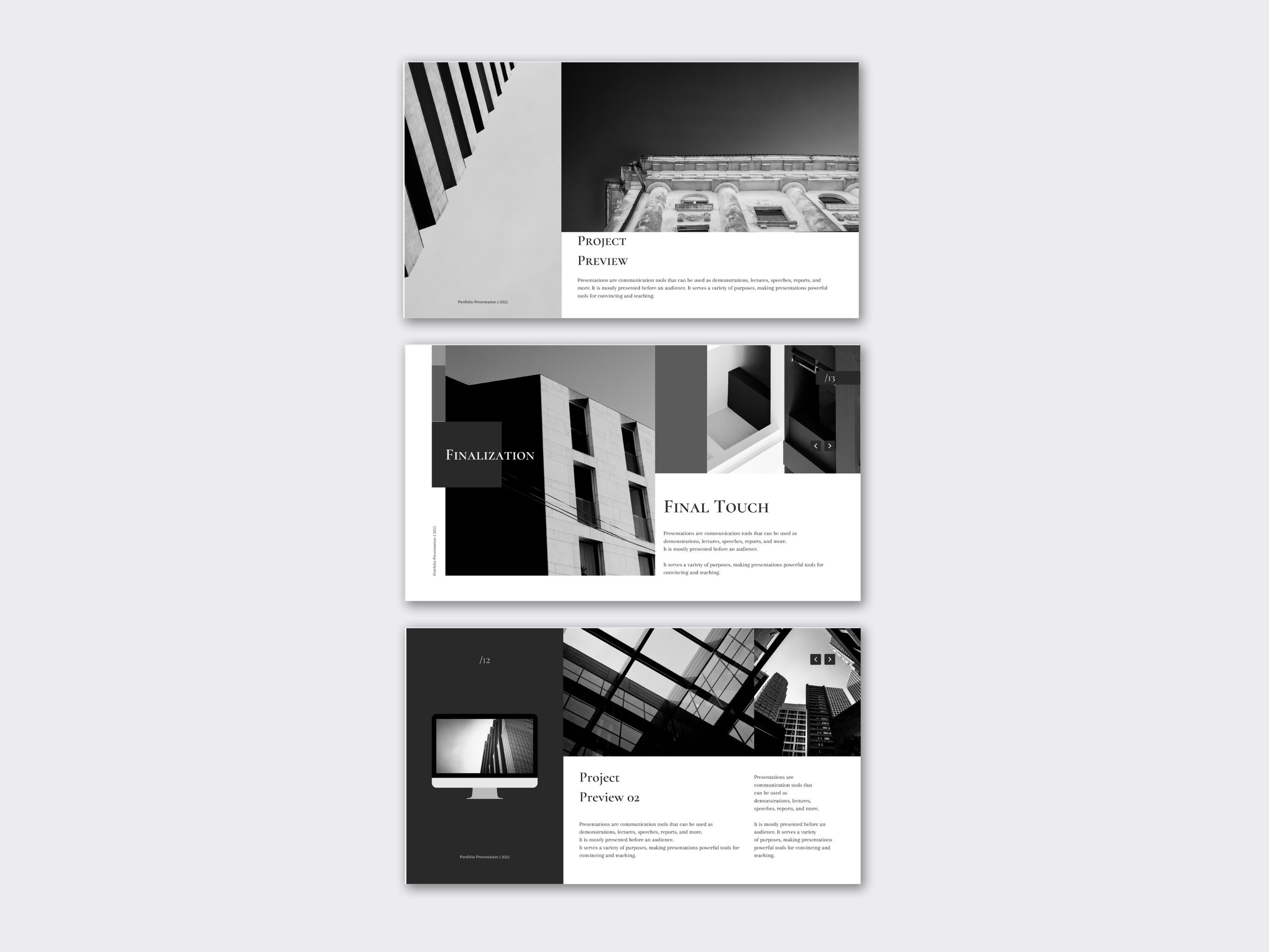 Architecture Google Slides Presentation Template Design - Etsy