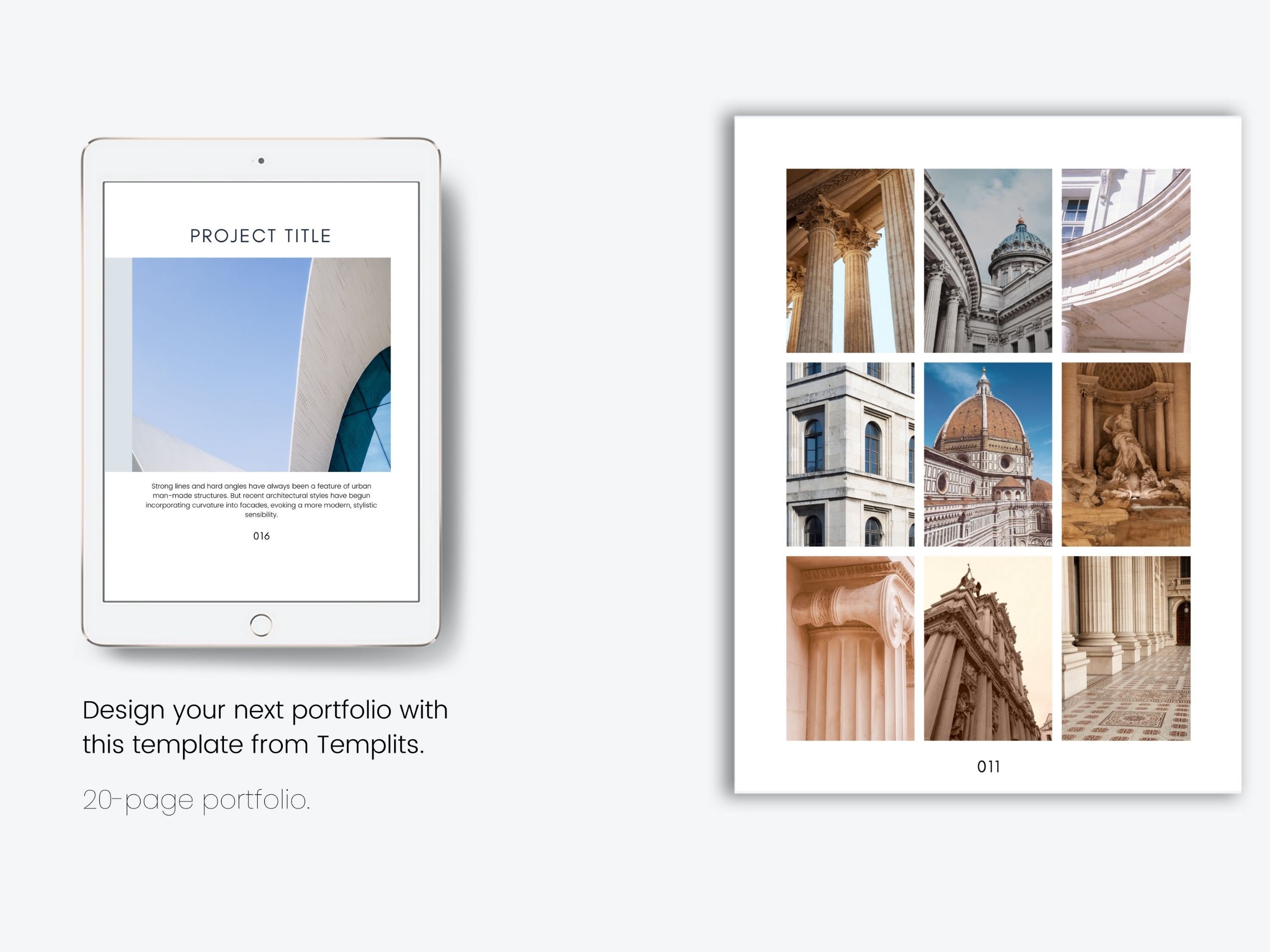 Architecture Design Portfolio Template | M.arch Portfolio Application ...