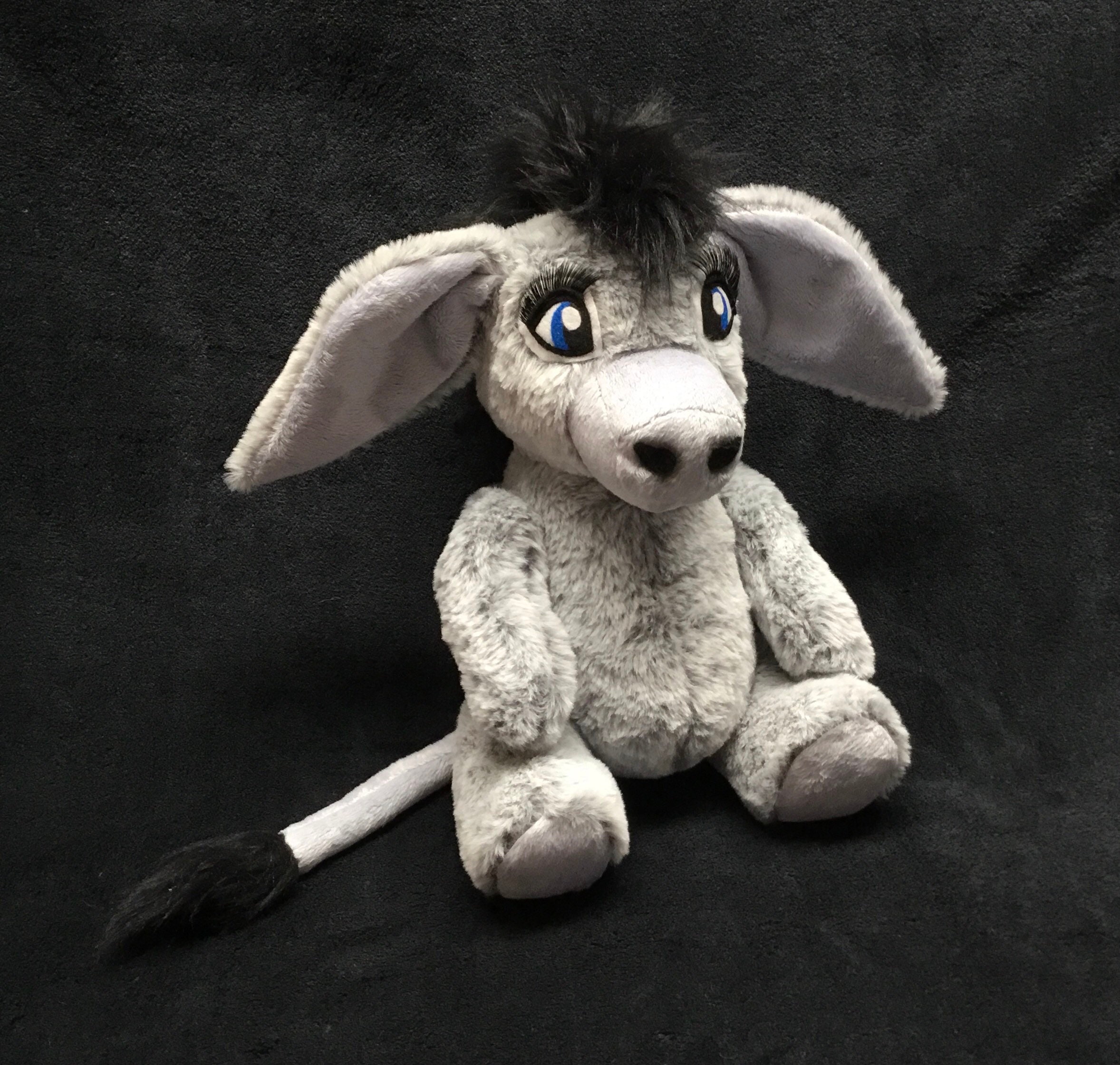 Cuddly Plush Donkey | Etsy