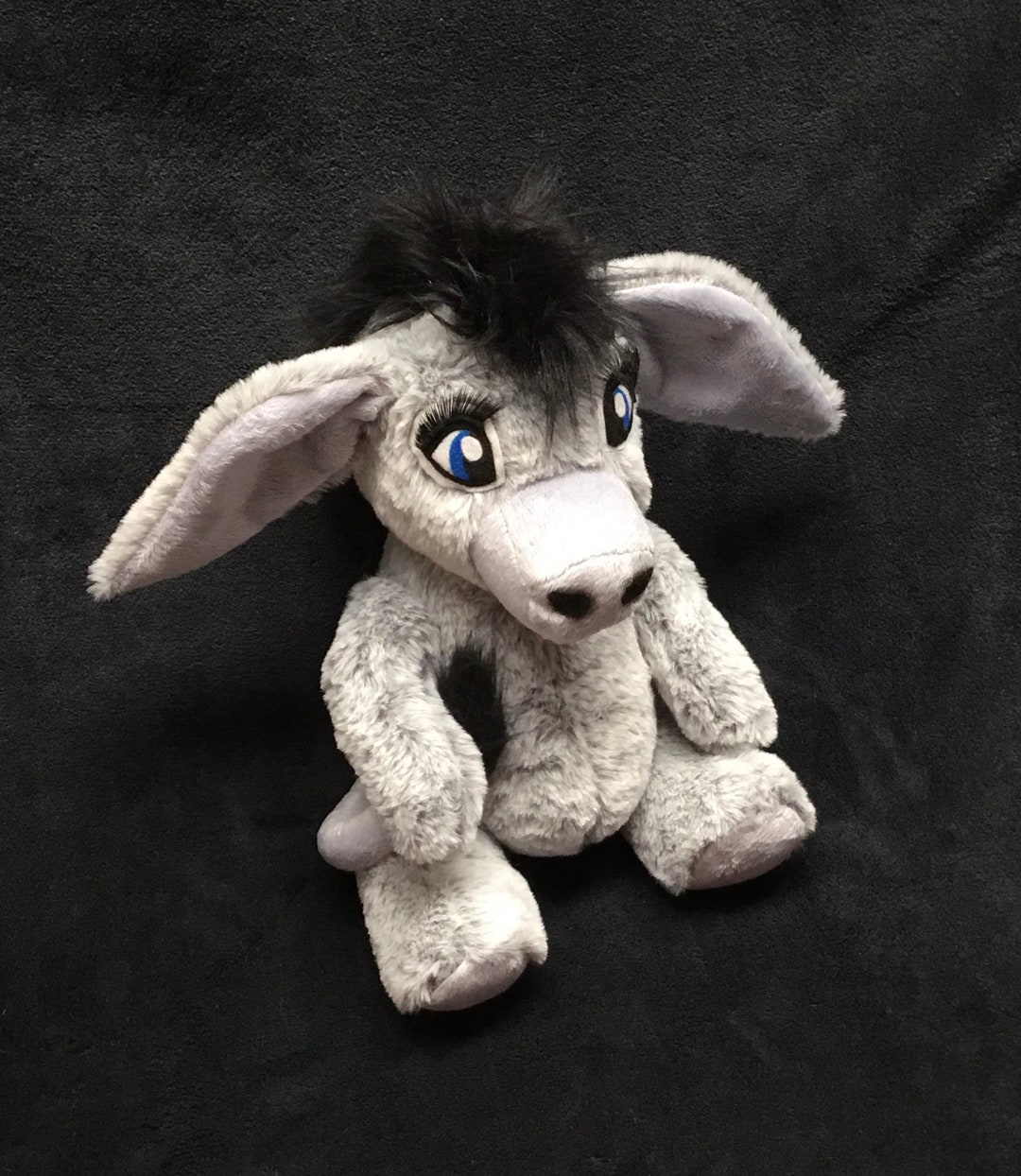 Cuddly Plush Donkey - Etsy