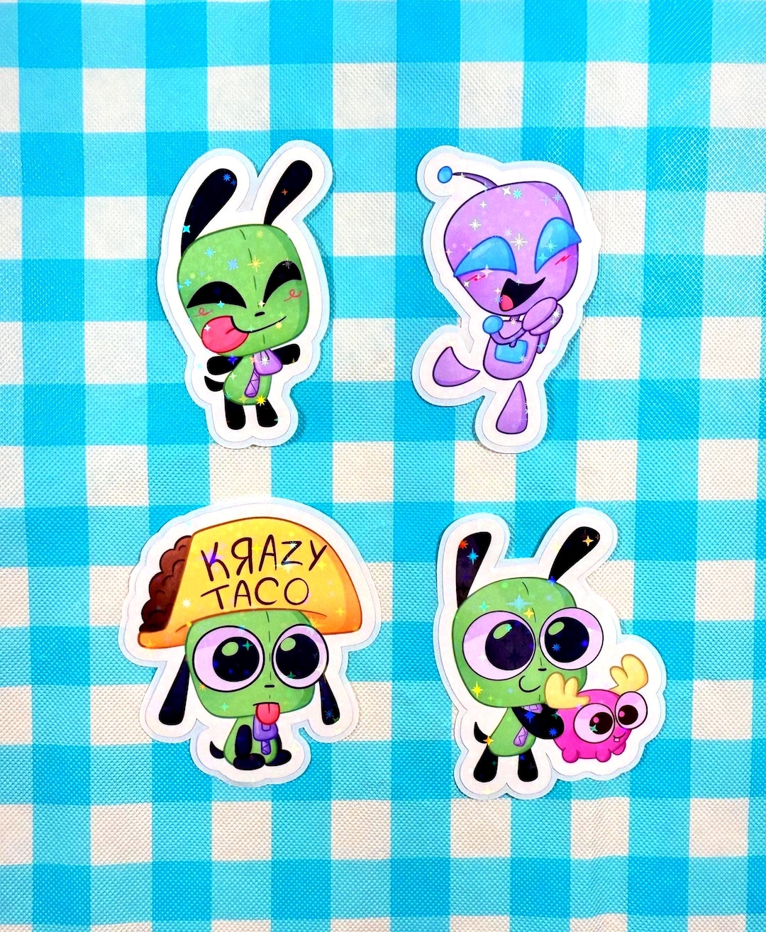 Gir Invader Zim Individual Sticker 2.5" |vinyl Decal Featuring GIR ...