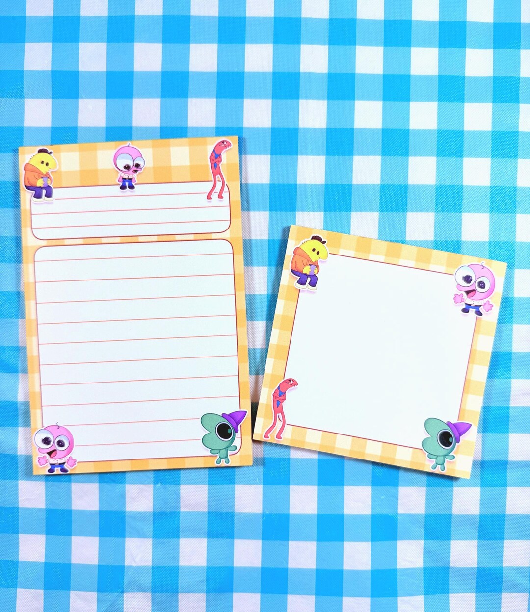 Smiling Friends Notepad: Fun Cartoon Memo Pad for Fans - Etsy