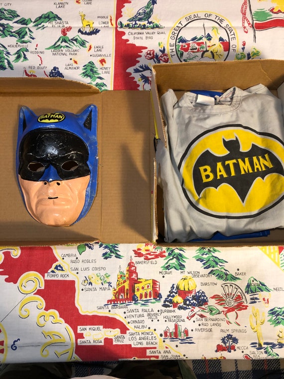 Original Ben Cooper Batman Halloween Costume 1970's … - Gem