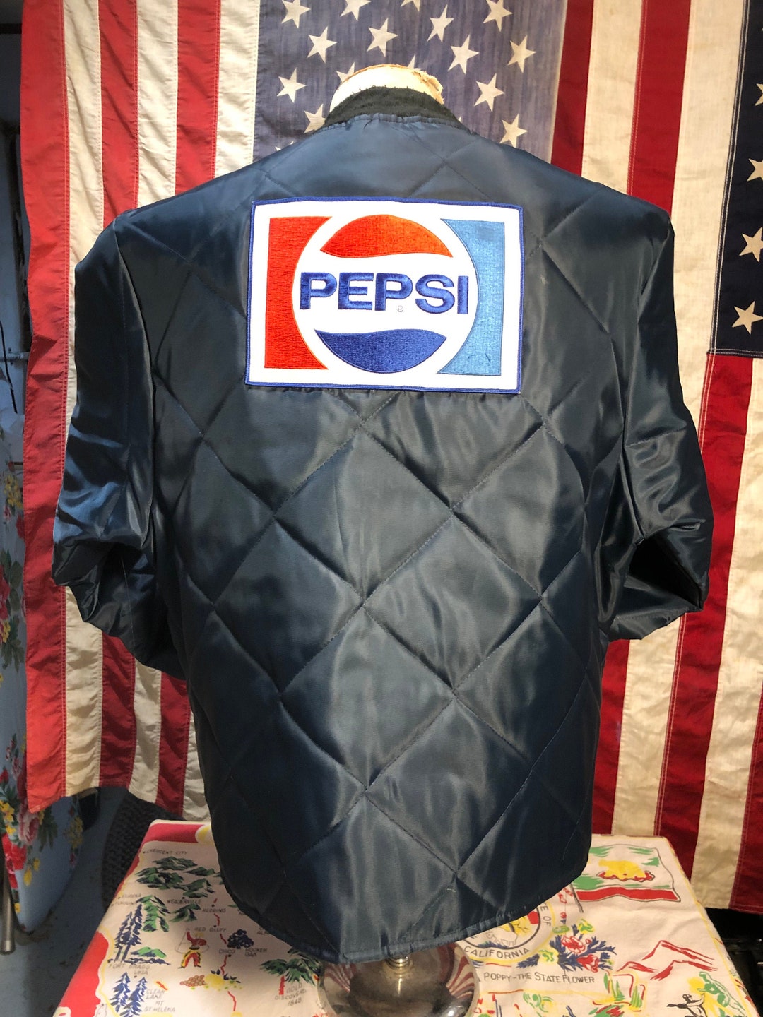 PEPSI Delivery Truck Jacket Original 1970's, 1980's Rare Driver Work ...