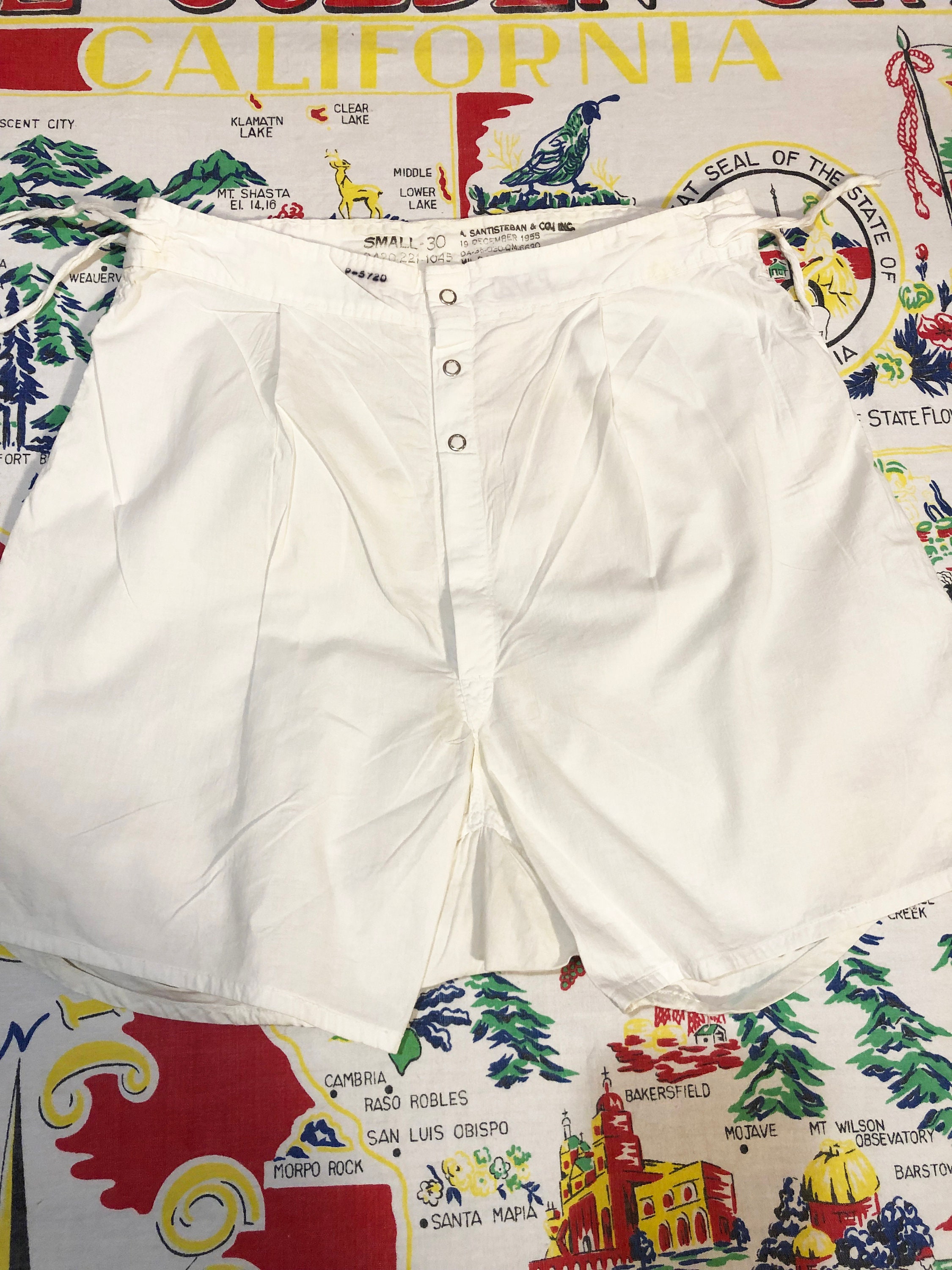 Military Surplus 5 Pairs of Original 1950's USGI Army Cotton Underwear ...