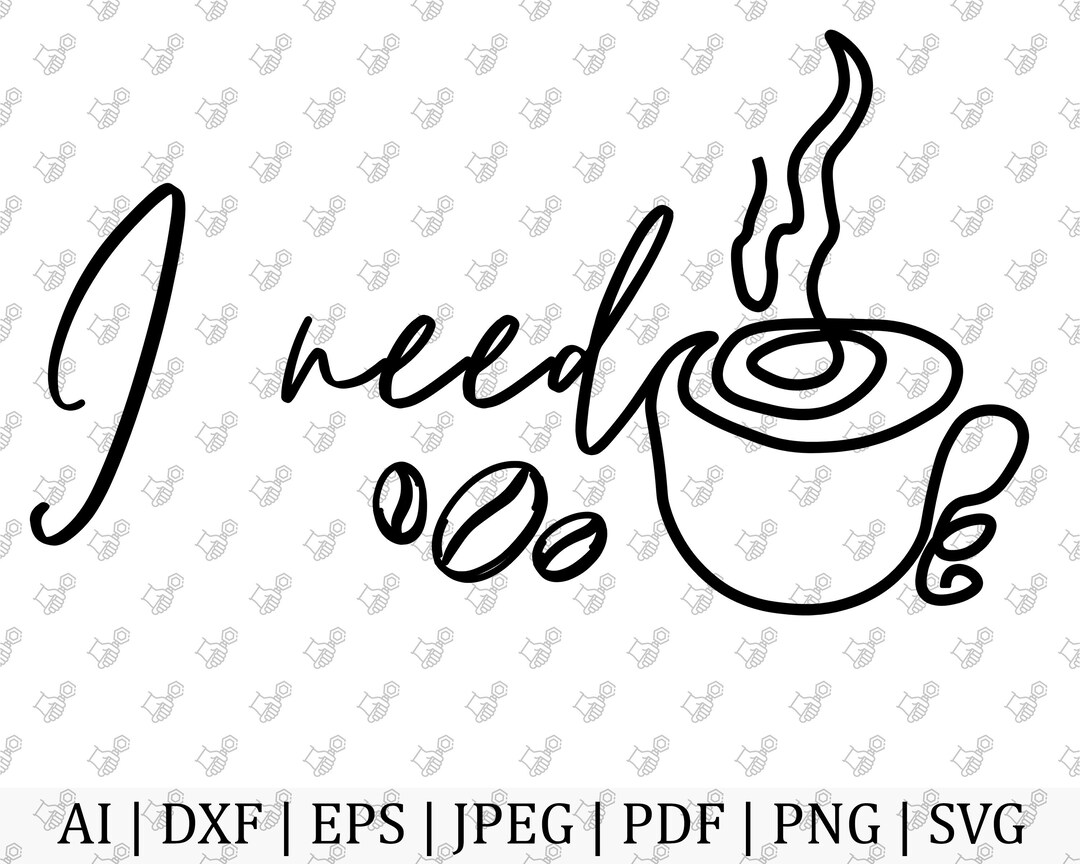 I Need Coffee SVG Funny Mom SVG Sarcastic Mom Svg Hot Mess - Etsy