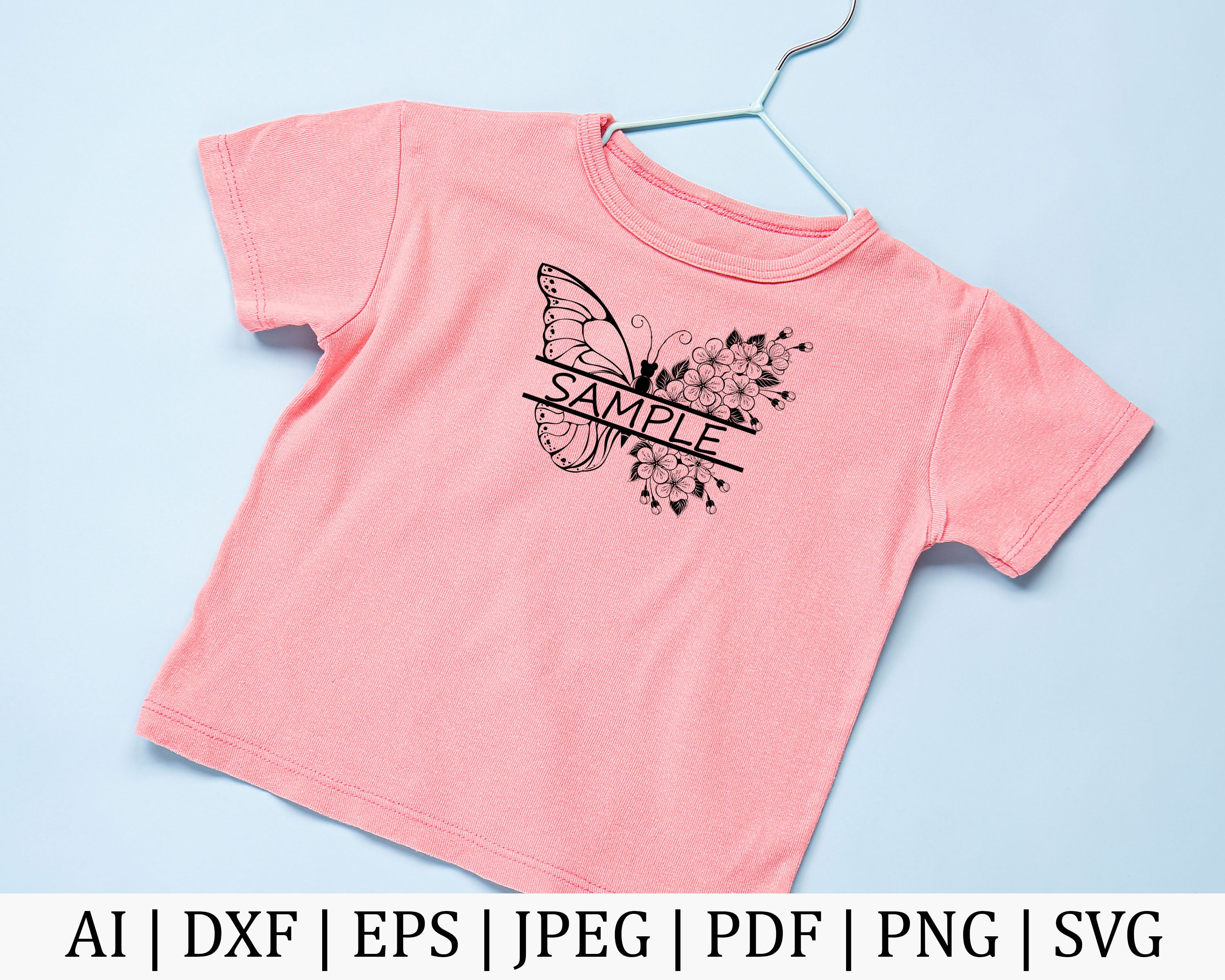 Split Butterfly SVG, DXF, PNG, Cut File for Cricut, Individual Svg Png Dxf Cut Files, Tattoo ...