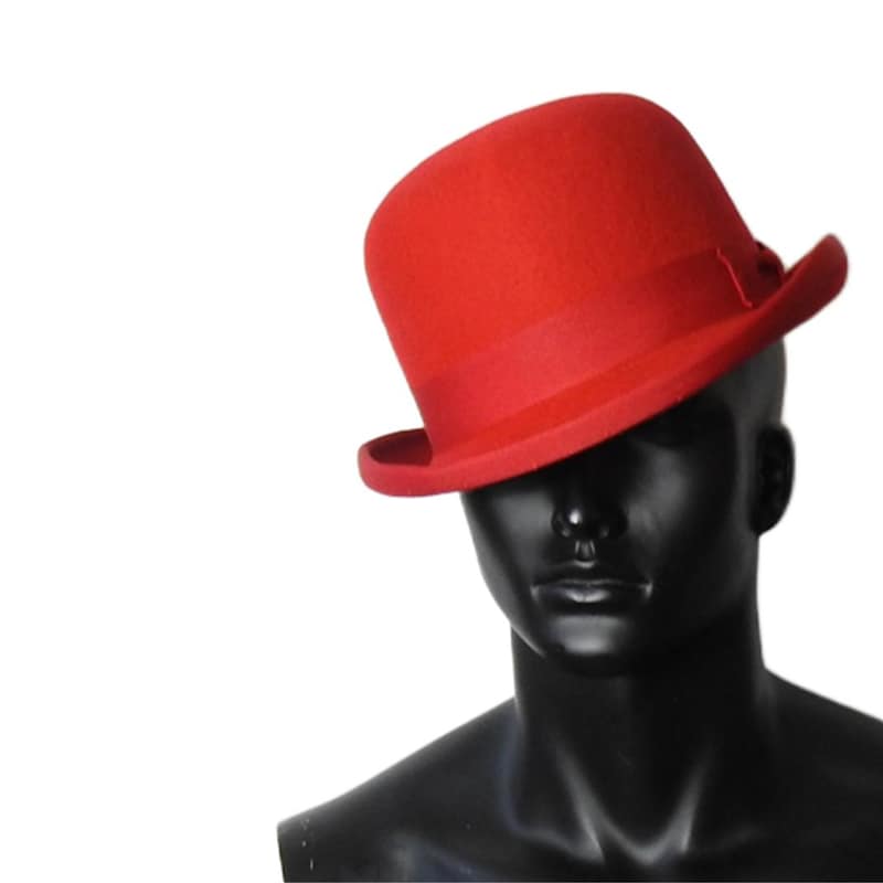 Red Bowler Hats for Men - Etsy
