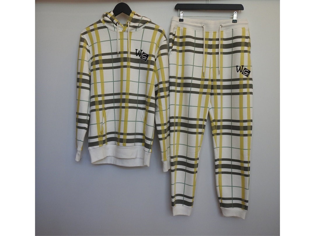 Check Tracksuit Men Unisex Ladies WG Collection Waverleyg - Etsy