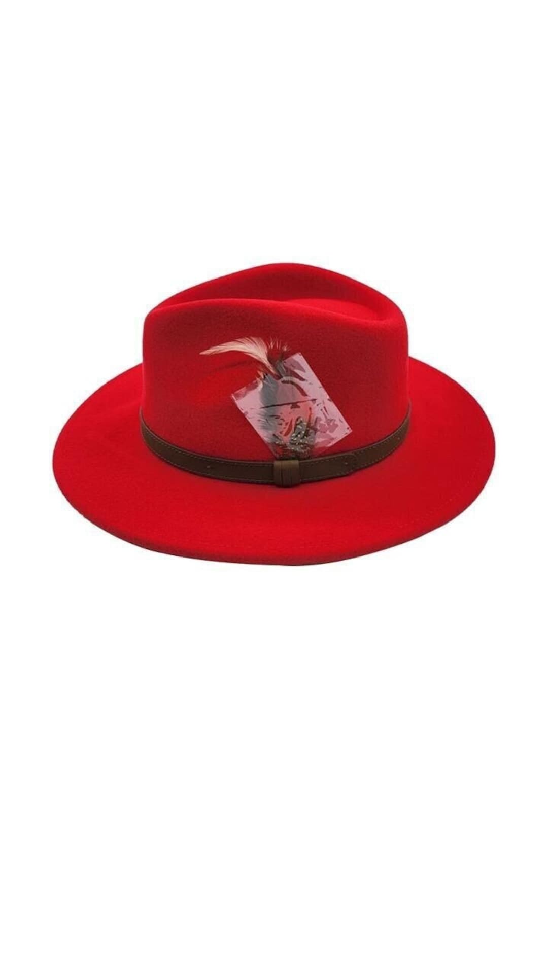 Fedora Hat Red Fedora Hat Men Fedora Hat Women Wool Fedora Hat Fedora ...