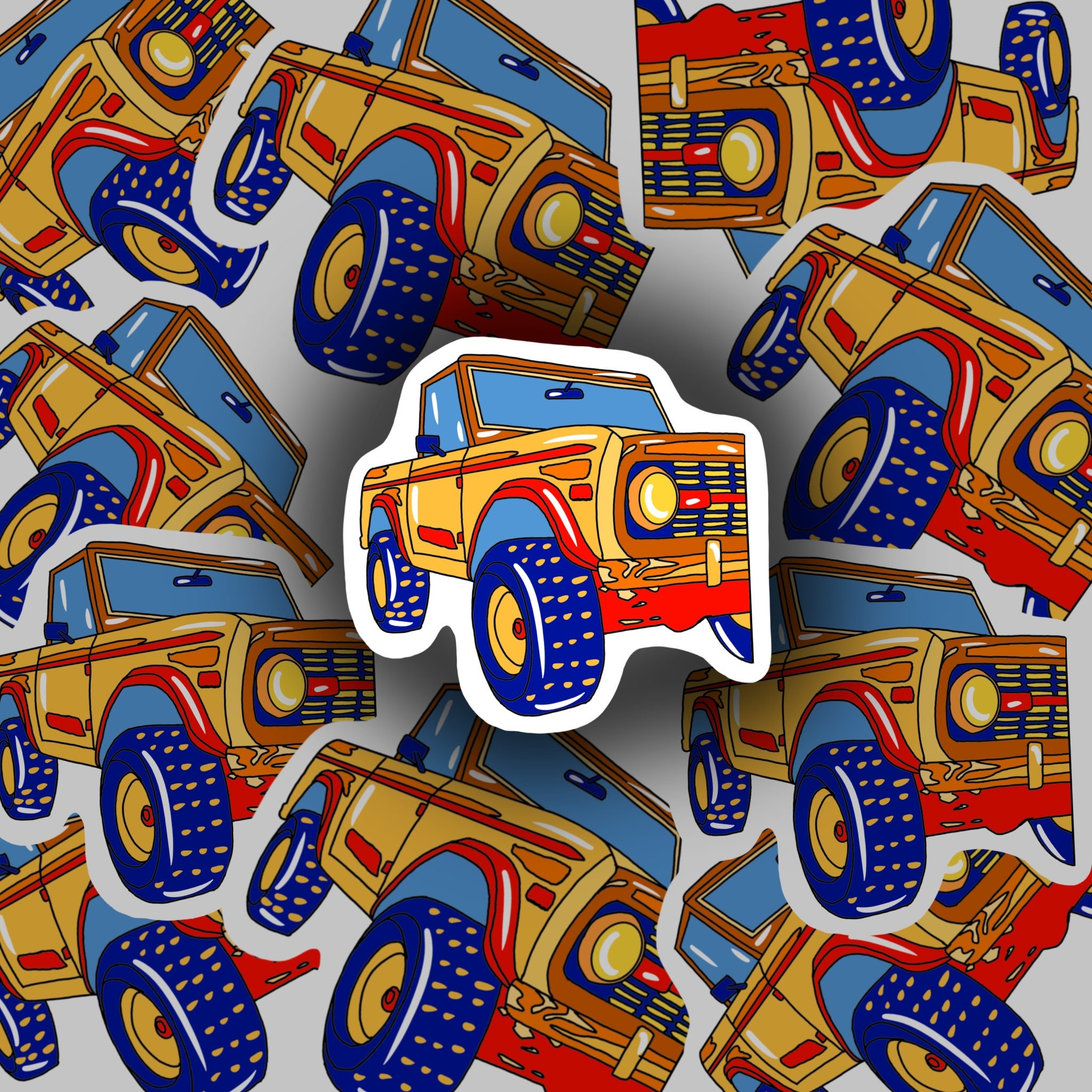 Ford Bronco Sticker Stickers for Laptop Stickers for | Etsy