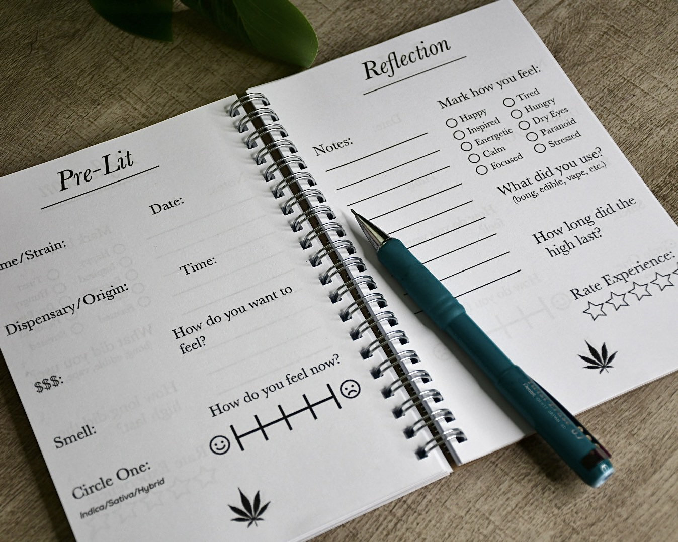 The Bud Log, Cannabis Journal, Weed Log, Journal, Weed Tracker, Bud ...