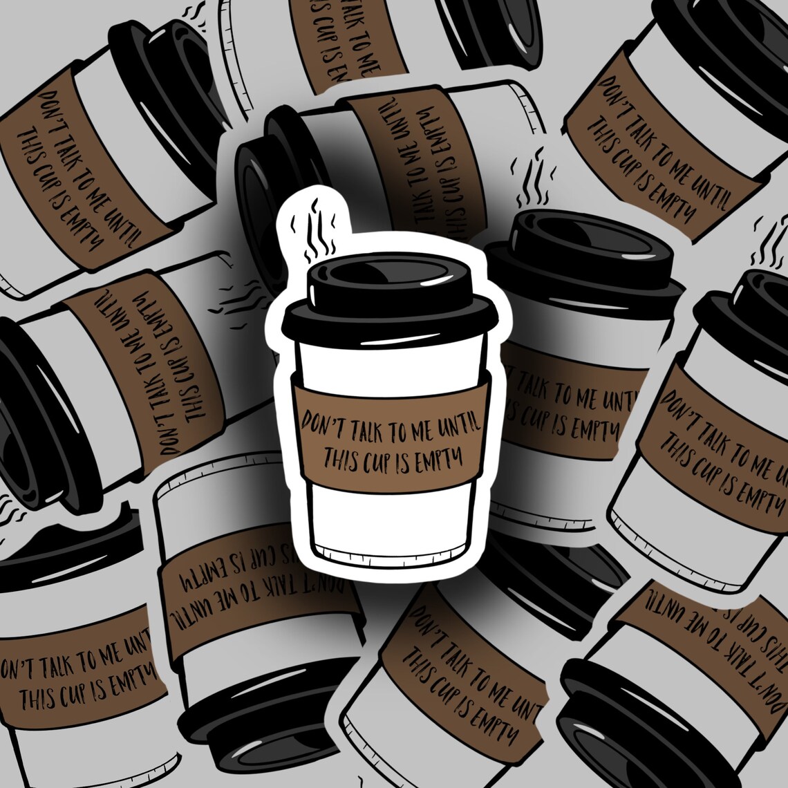Coffee Cup Sticker Stickers for Laptop Stickers for | Etsy