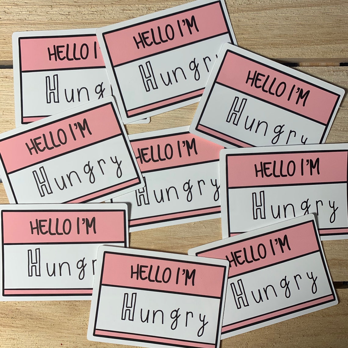 Hello I'm Hungry Sticker Stickers for Laptop Stickers - Etsy