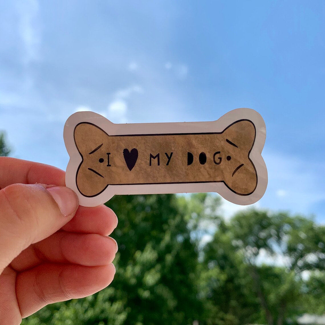 I Love My Dog Sticker Dog Mom Sticker Stickers for Laptop - Etsy