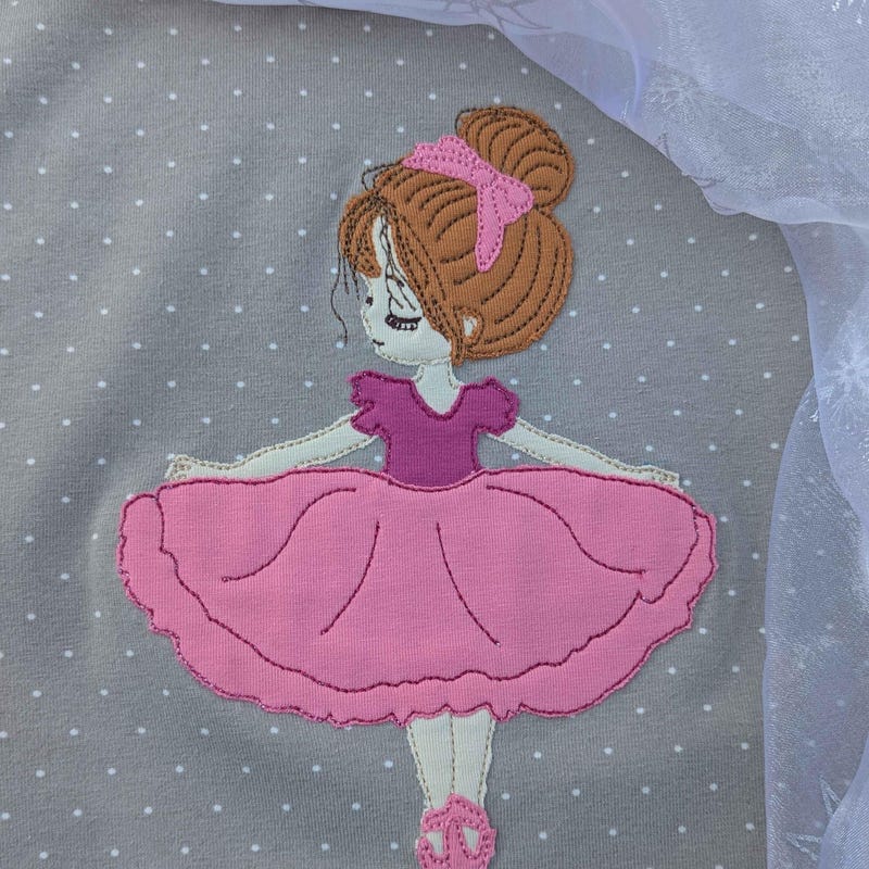 Ballerina Applique - Etsy UK