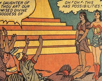 2001 Vintage Postcard DC Comics Wonder Woman Breaks Her Chains ...