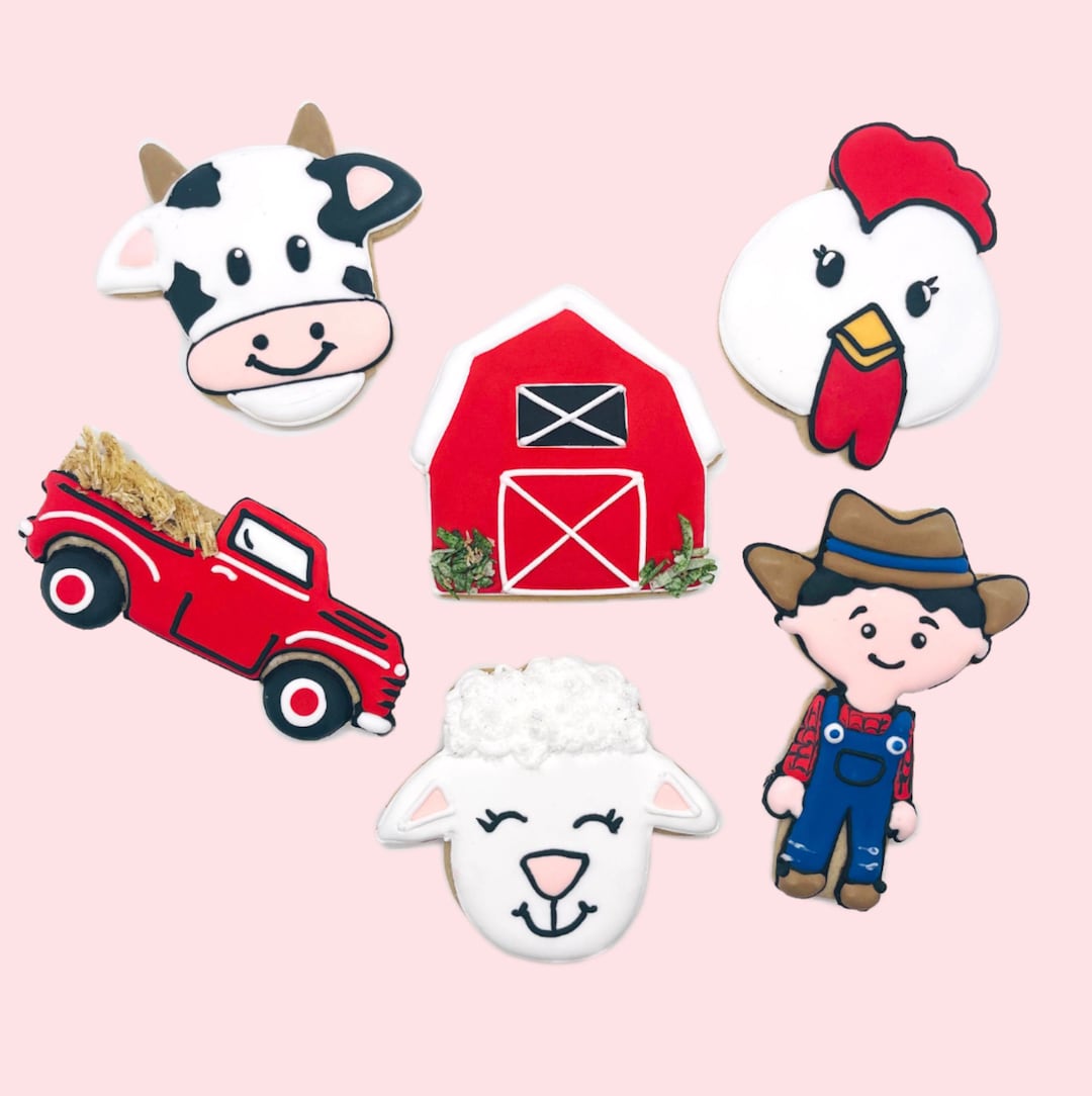 Hay Day Cookie Kit, Farm Animals, DIY Cookie Decorating, Cookie Kits ...