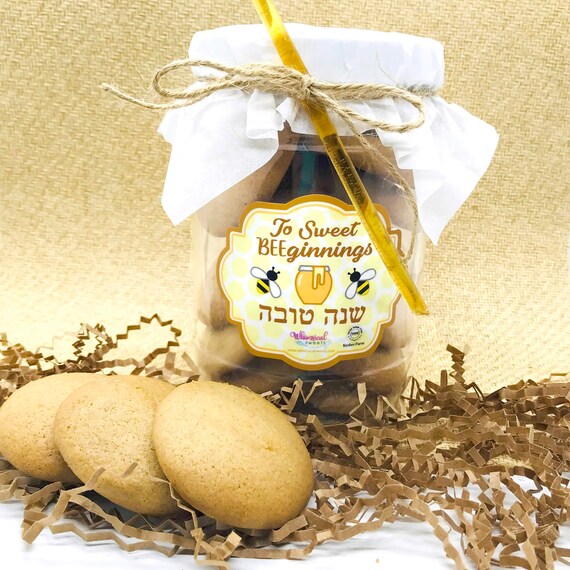 Rosh Hashanah Traditional Honey Cookies Gift Set Cookie Gift | Etsy