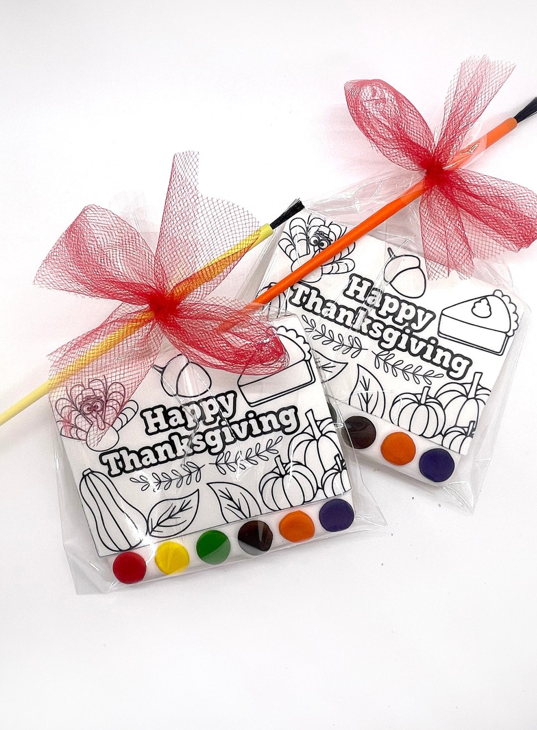 6 Thanksgiving PYO Cookies, Paint Your Own Cookies, Paint Your Own ...