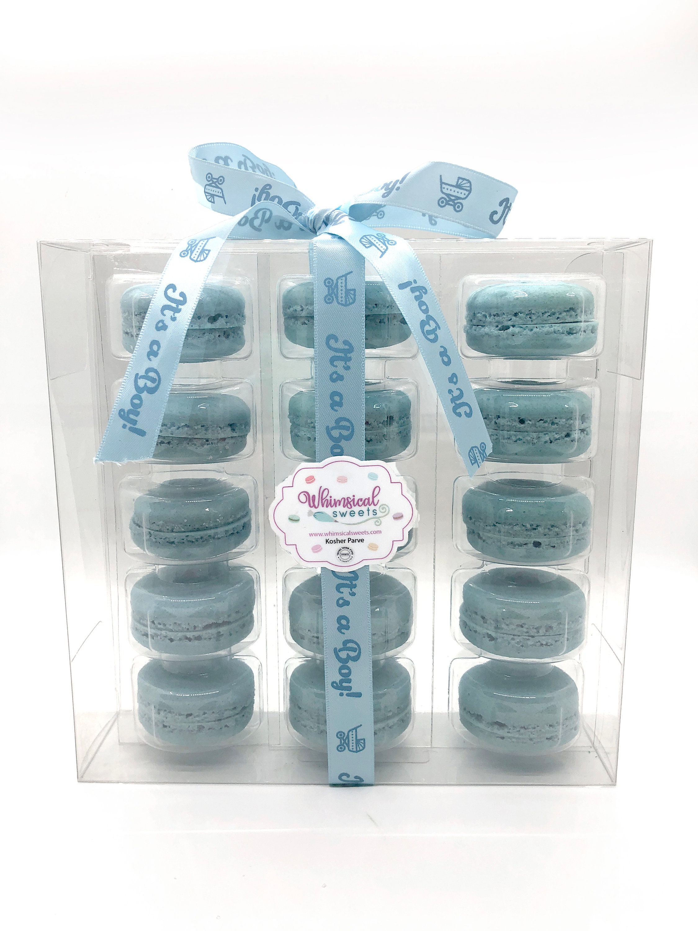 It's A Boy Macaron Gift Set Kosher Glutenfree | Etsy