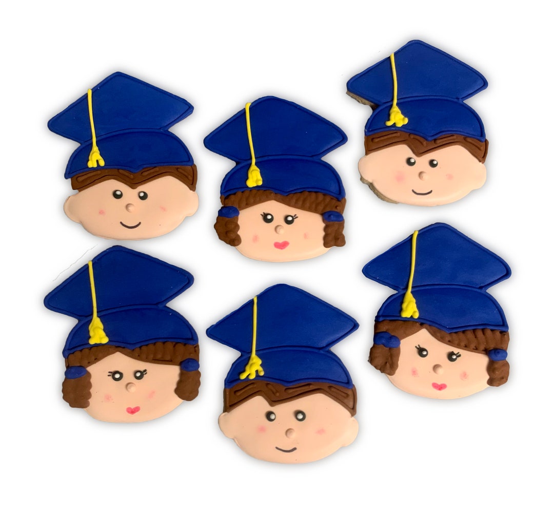 Graduation Sugar Cookies, Decorated Graduate, Dairy-free, Kosher Parve ...