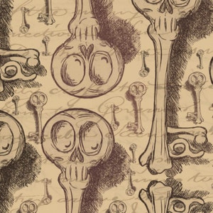 Halloween Digital Paper Set- Instant Download - 12 X 12 Vintage ...