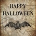 Vintage Bat Illustration Happy Halloween Instant Download - Etsy