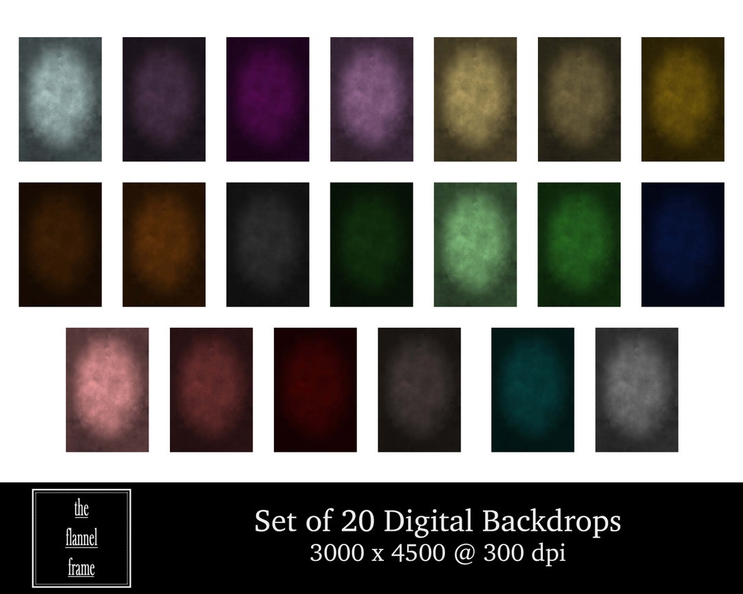 Classic Digital Backdrop Bundle - Portrait Backgrounds for Photography ...