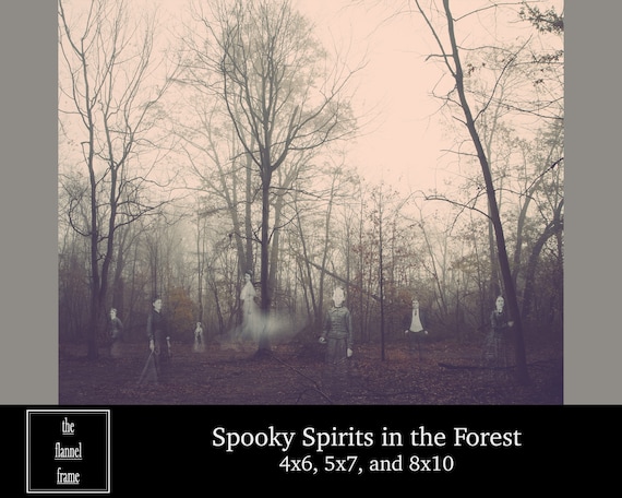 Halloween Ghost Photo Spooky Spirits Photograph Creepy | Etsy