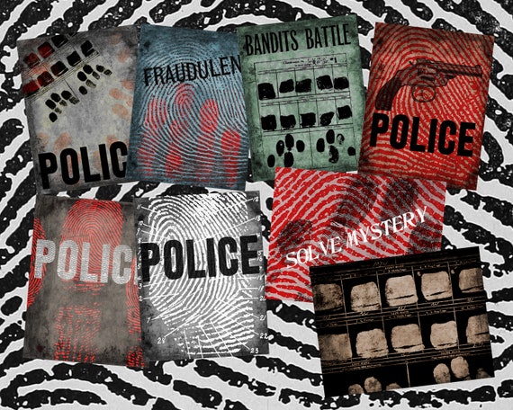 True Crime Vintage Collage Collection 2nd Edition Digital | Etsy