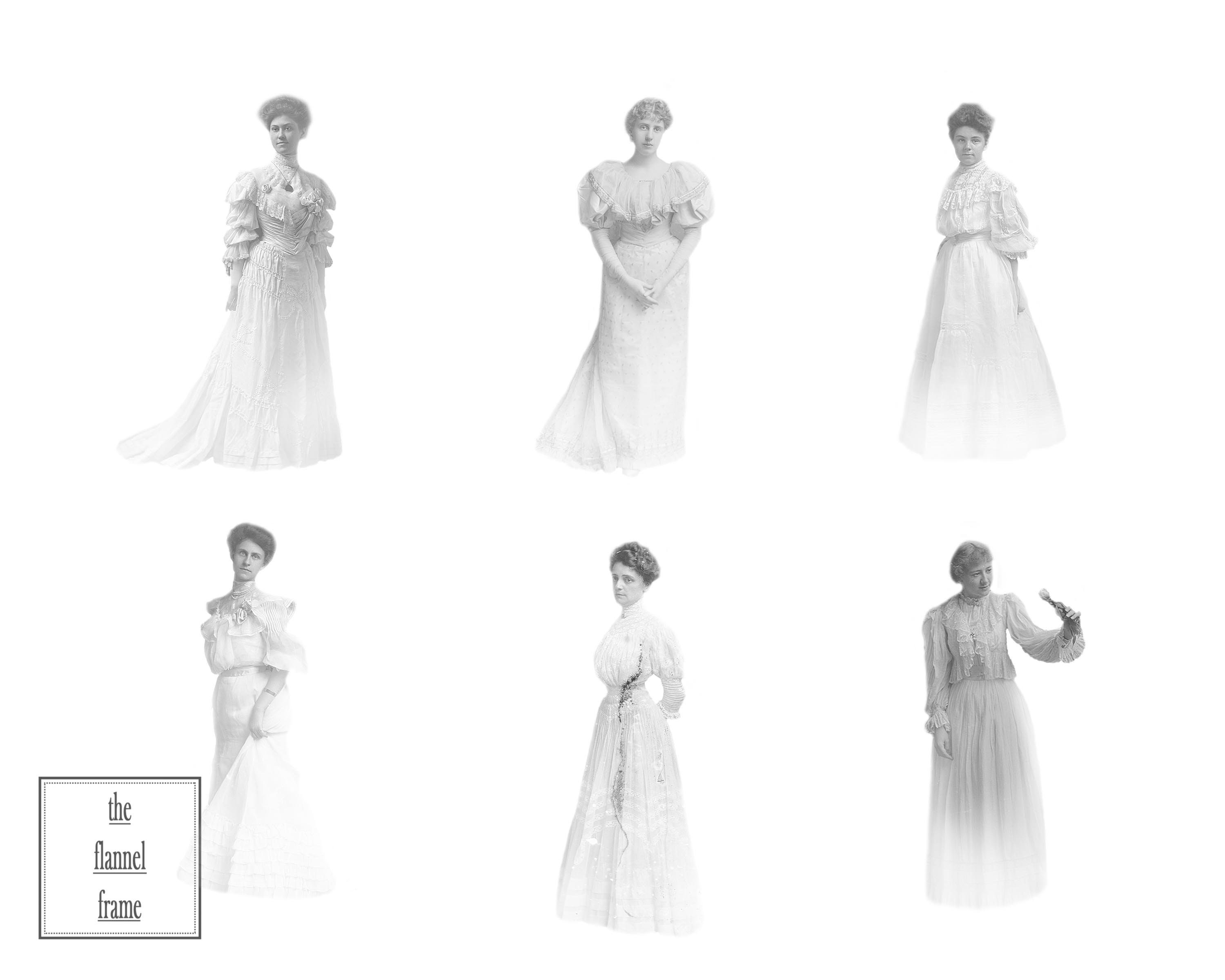 Victorian Ghost Overlays Set of 6 Instant PNG Digital - Etsy