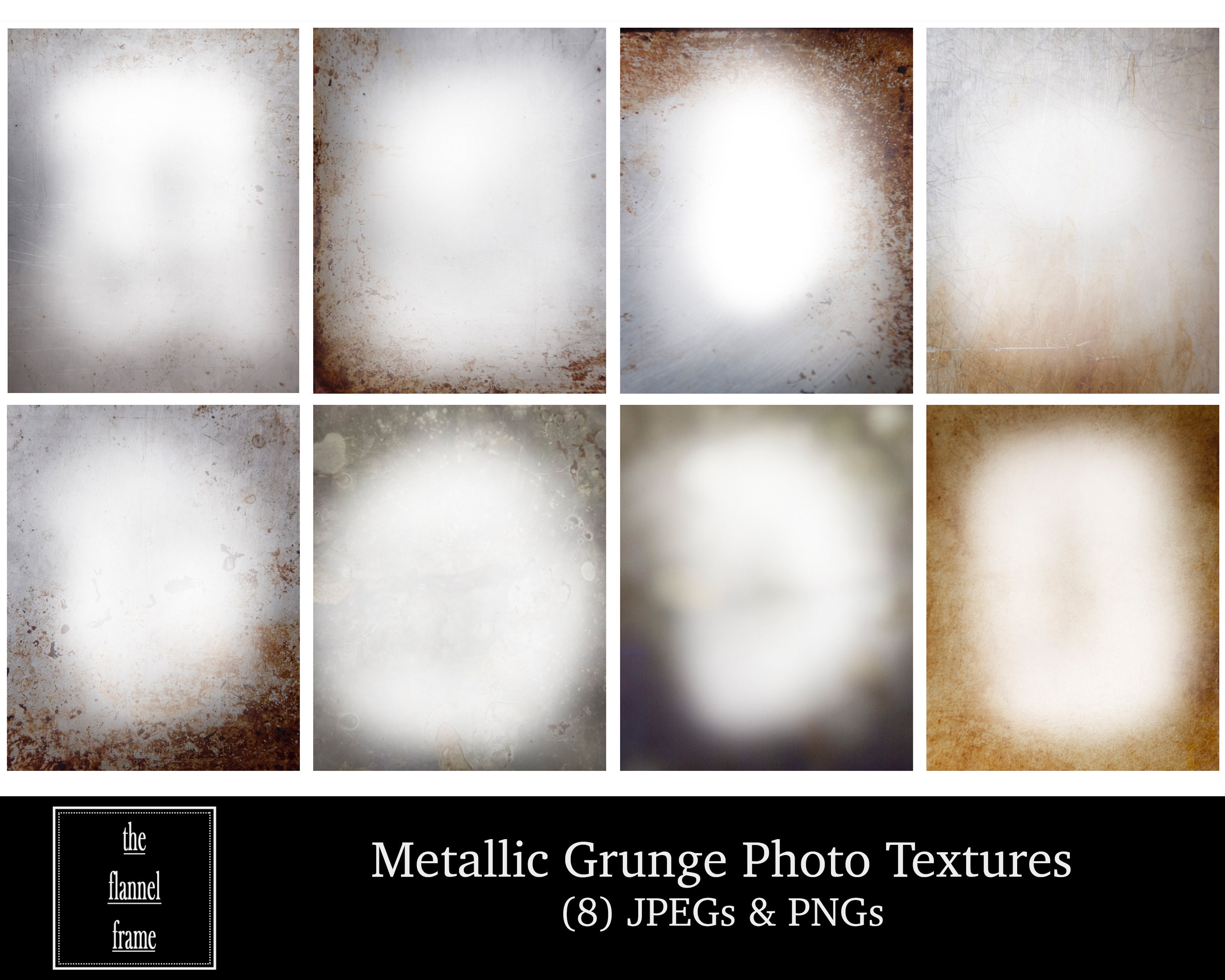 Photo Textures & Overlays Set of 8 JPEG and PNG Digital - Etsy