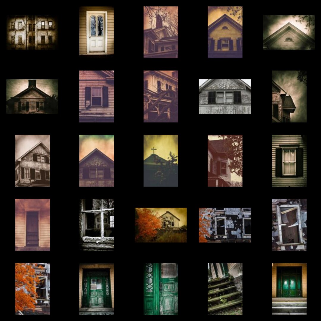 Haunted Architecture Stock Photography Bundle - 25 Images - Halloween ...